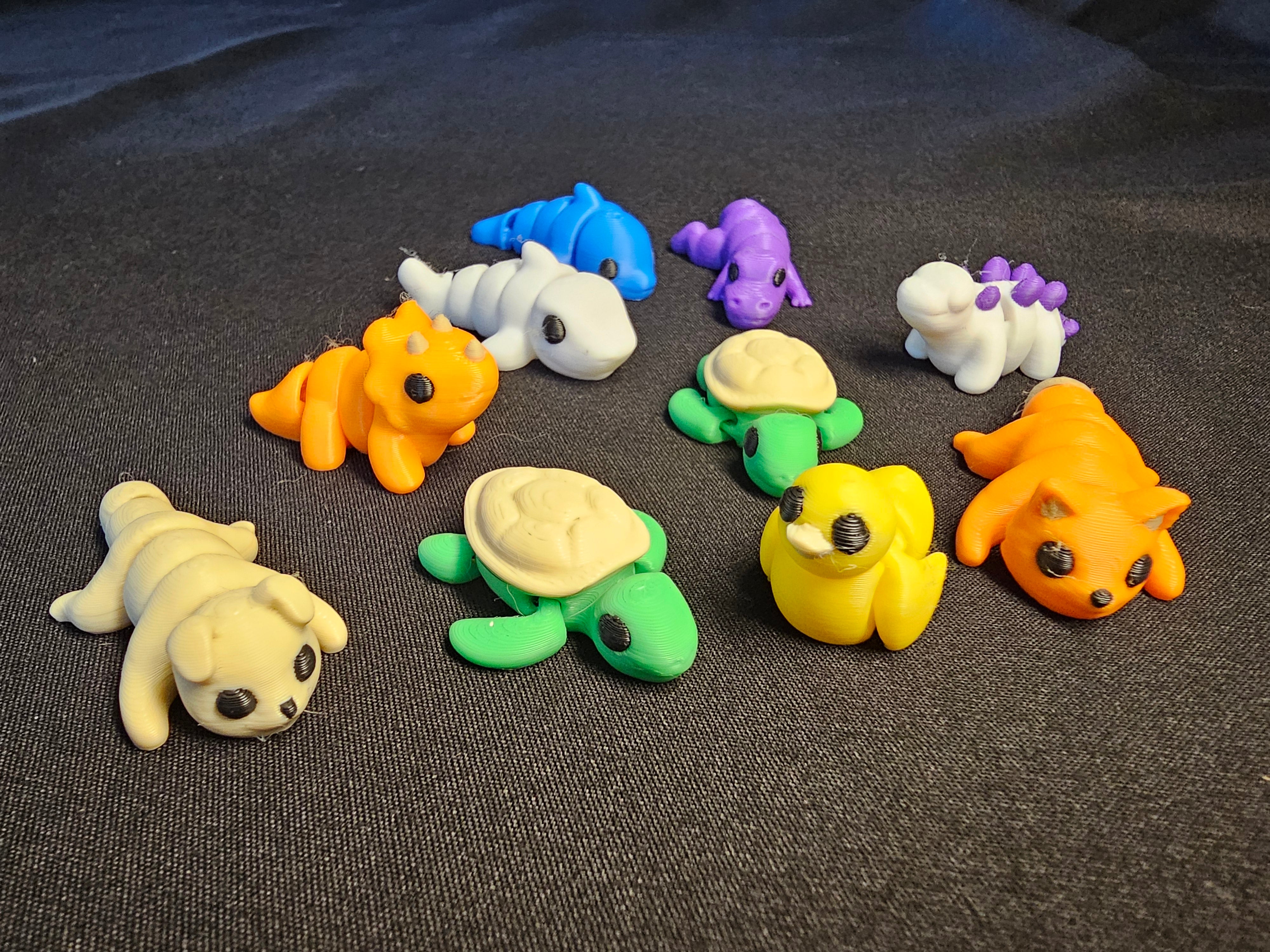 Mini Wiggler Random Packs, Articulated 3D Prints – Stickurama