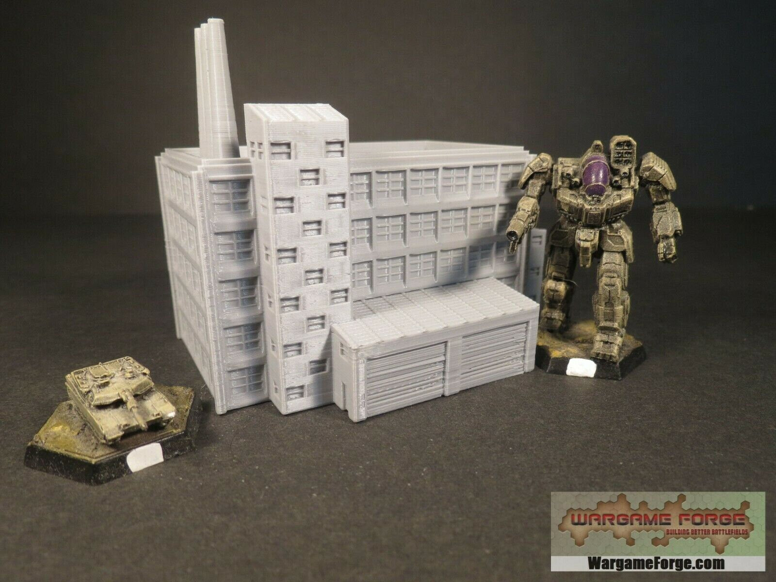 Modern Factory, Tabletop War Game Terrain Battletech – Stickurama