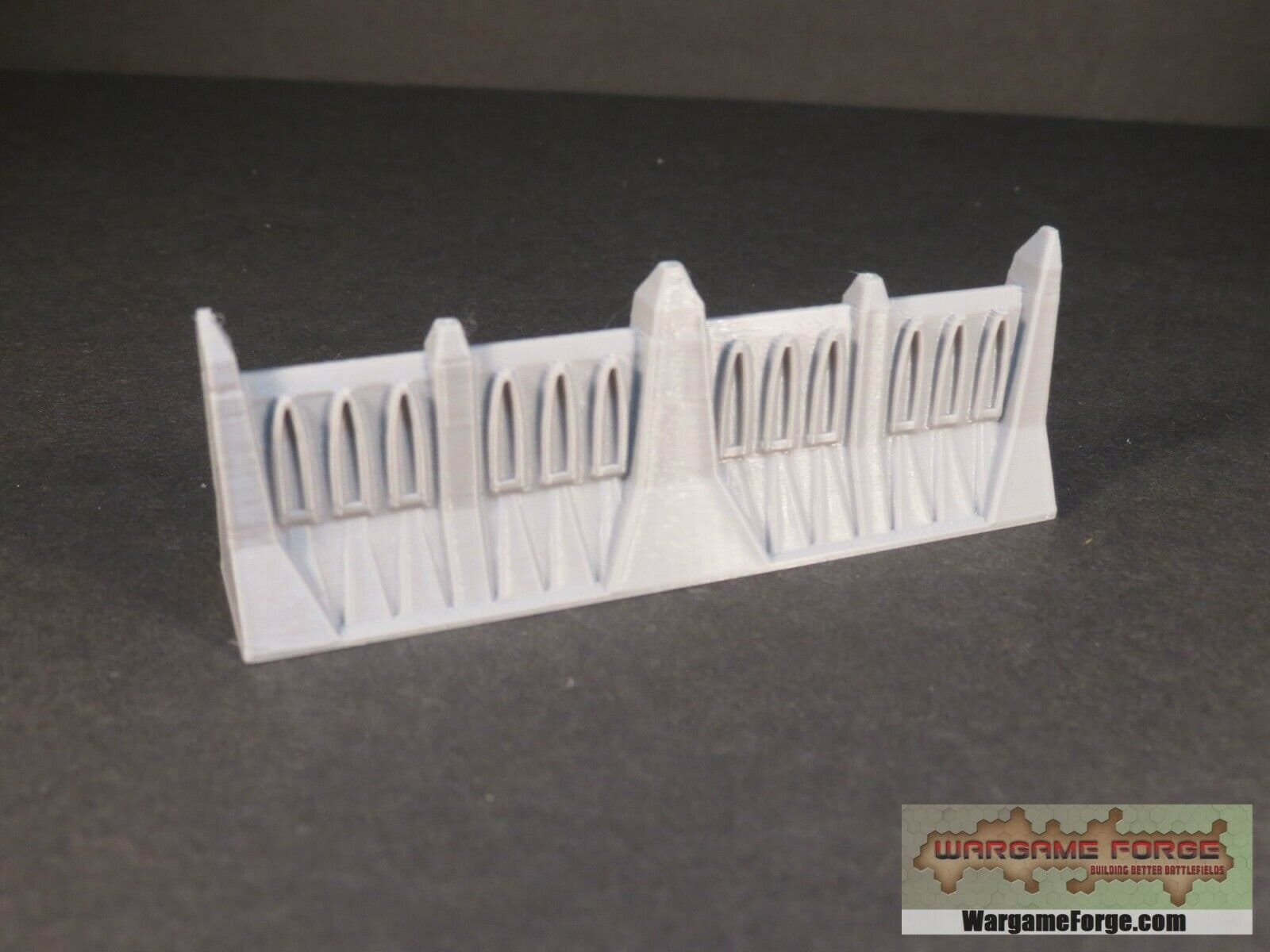 GW002 Gothic Wall Straight - Tabletop War Game Terrain Battletech ...