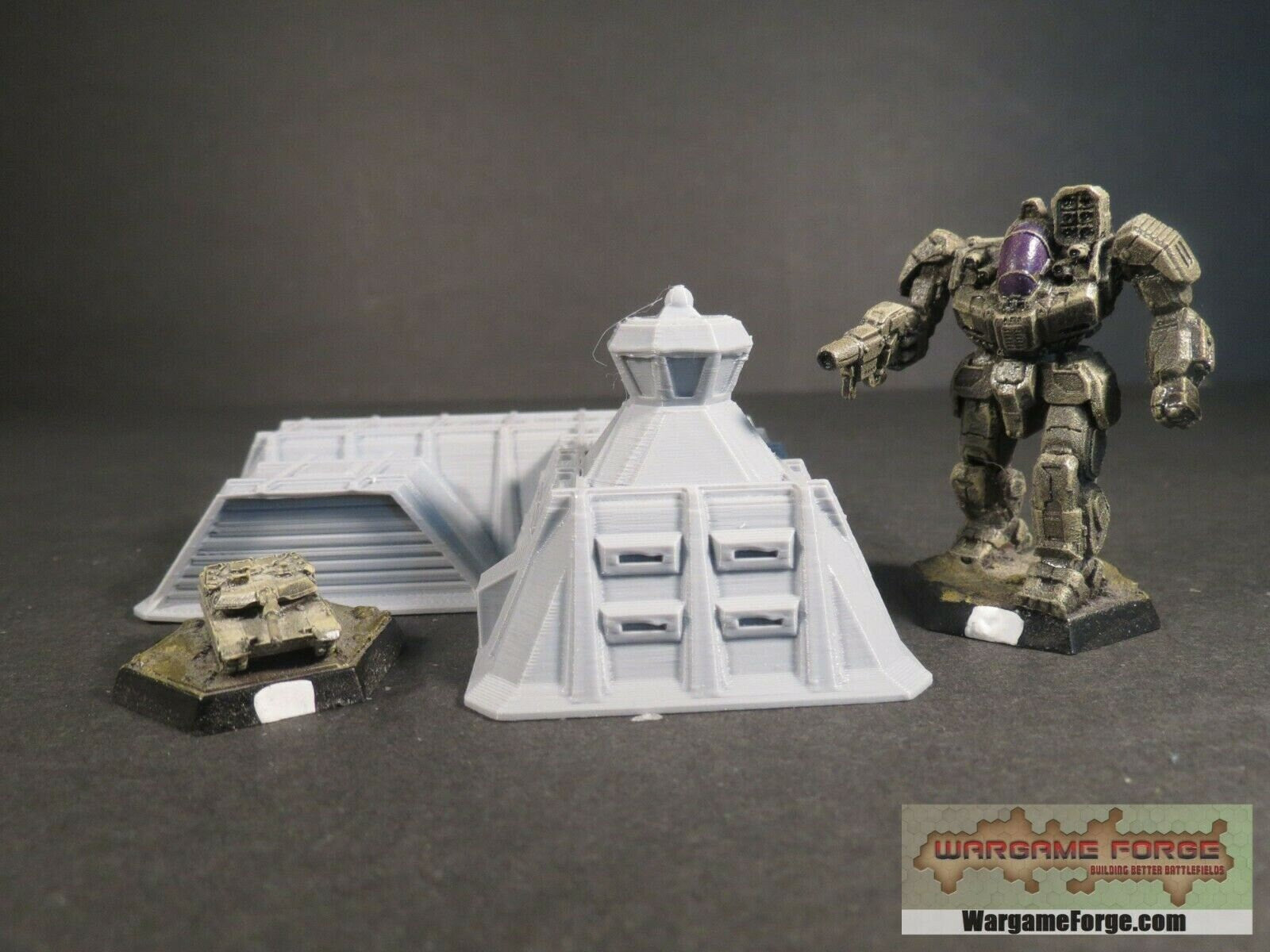 Military Command Bunker, Battletech, Tabletop War Game Terrain Battlet ...