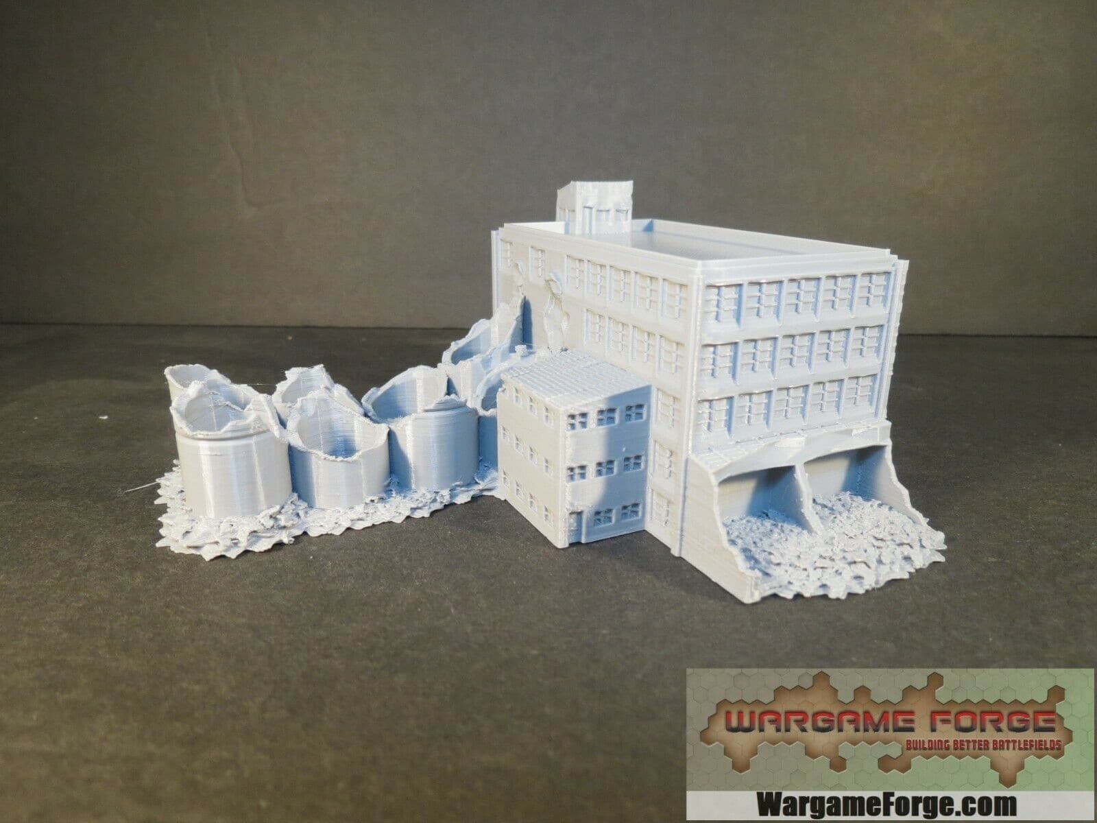 Ruined Food Processing Plant 10 - Tabletop War Game Terrain Battletech ...