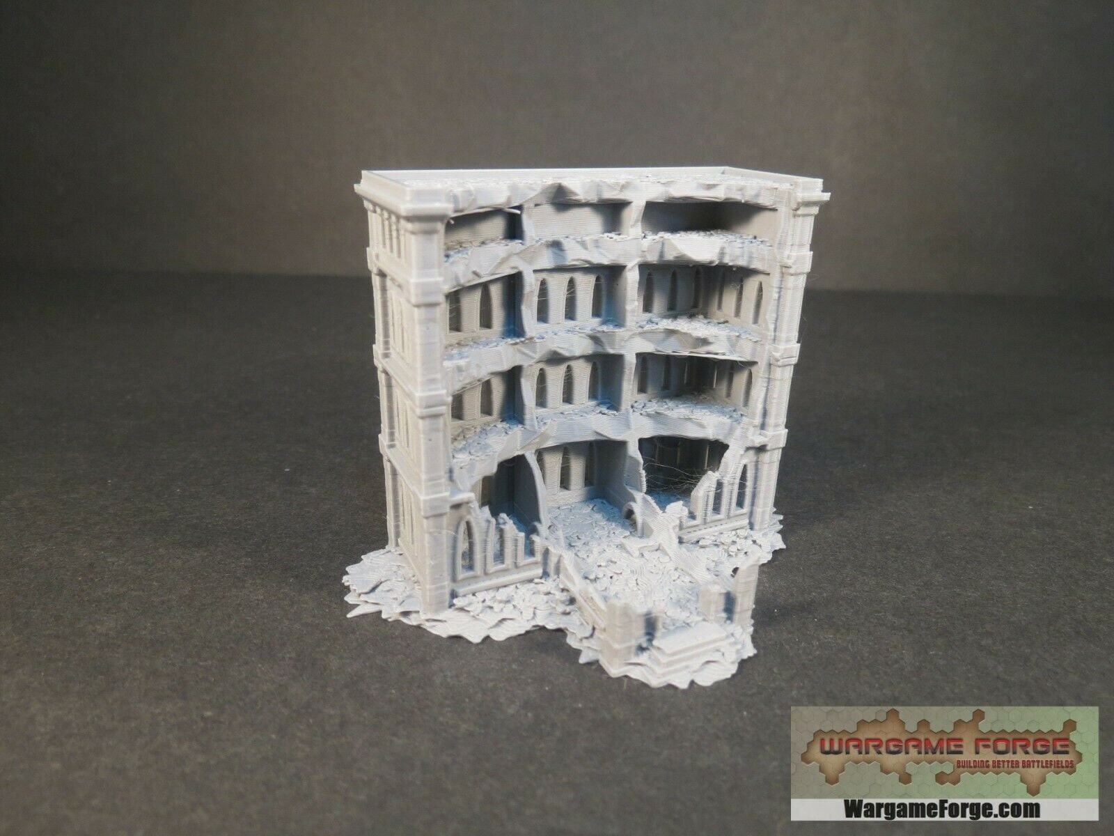 Gothic Epic Ruined Building 7 - Tabletop War Game Terrain Battletech ...