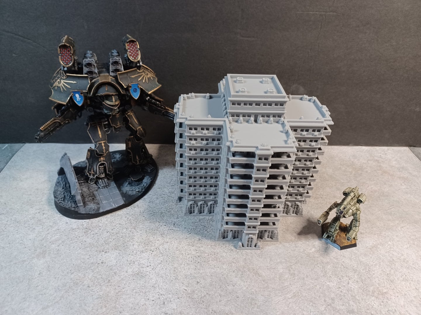 Luxury Apartment Tower, Tabletop War Game Terrain Battletech – Stickurama