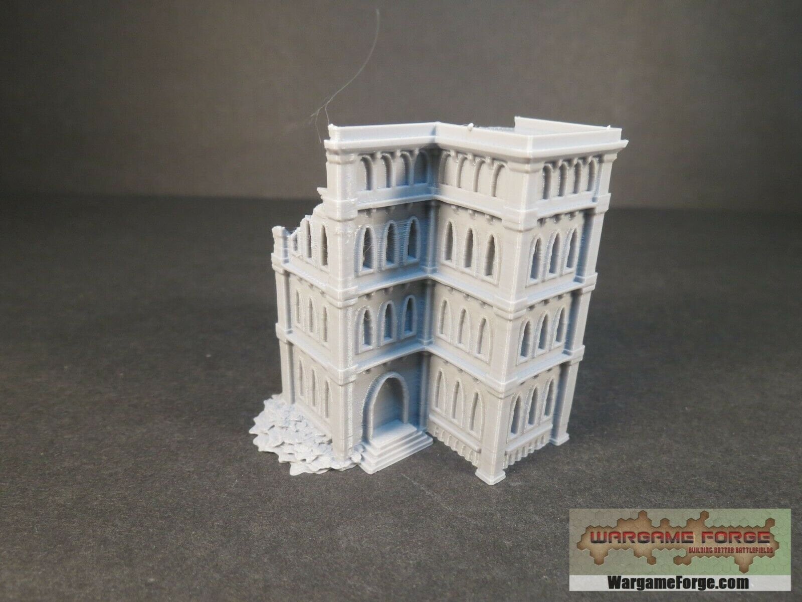 Gothic Epic Ruined Building 11 - Tabletop War Game Terrain Battletech ...