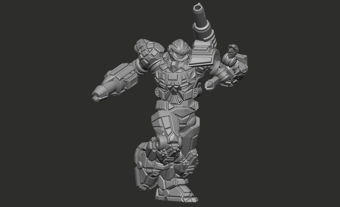 Power Armor "Claw Pose" - Alternate Battletech Mechwarrior Miniatures ...
