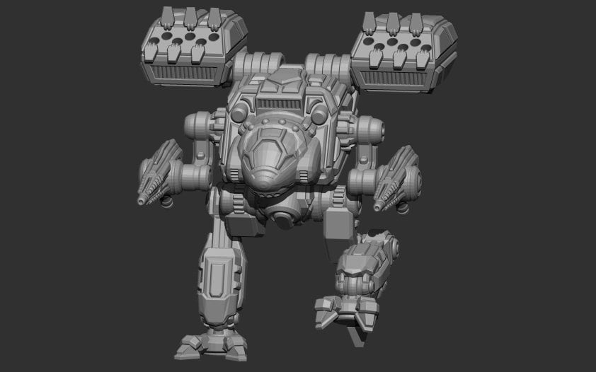FF-AP "Fury Fang"- Alternate Battletech Mechwarrior Miniatures – Stickurama