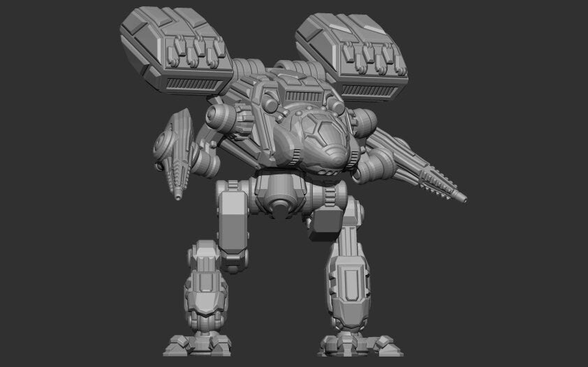 FF-Challenger "Fury Fang"- Alternate Battletech Mechwarrior Miniatures ...
