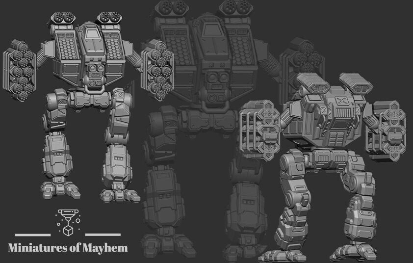 Eddie The Avatar - Alternate Battletech Mechwarrior Miniatures – Stickurama