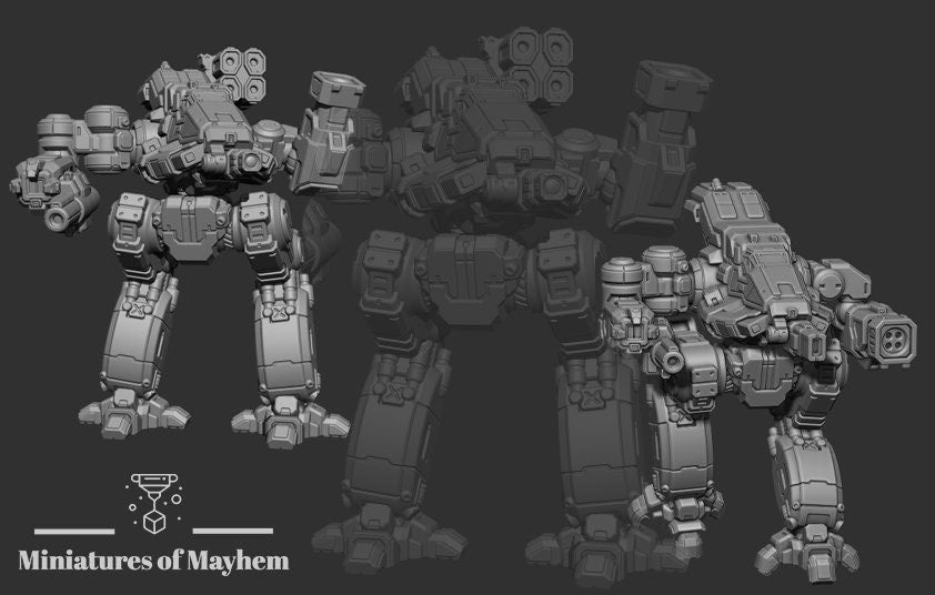 Wackmaster MWO S2 (By PMW) - Alternate Battletech Mechwarrior Miniatur ...