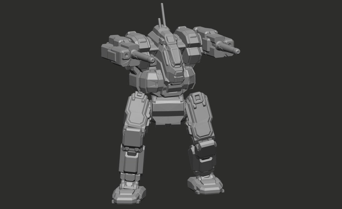 BJ-A Blackjack "Arrow" - Alternate Battletech Mechwarrior Miniatures ...
