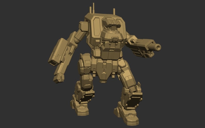 ICF "Fenris" - Alternate Battletech Mechwarrior Miniatures – Stickurama