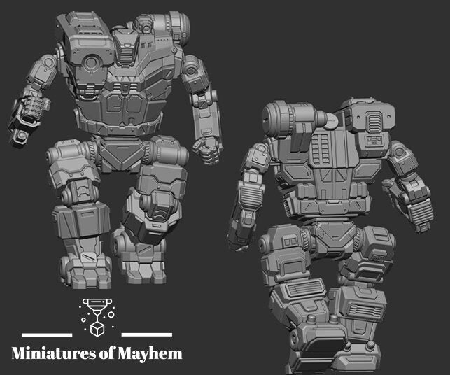Brokeback MWO 5M (By PMW) - Alternate Battletech Mechwarrior Miniature ...