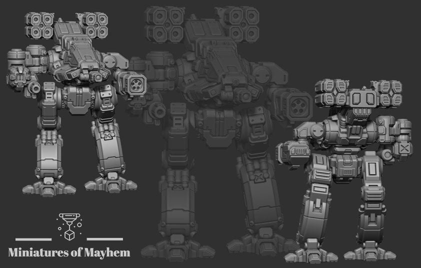 Wackmaster MWO P1 (By PMW) - Alternate Battletech Mechwarrior Miniatur ...