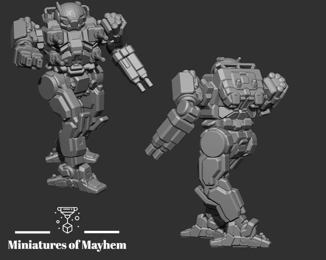BattleTech Painted Demolisher Tank Miniatures - 3-Pack Resin 3D Prints ...