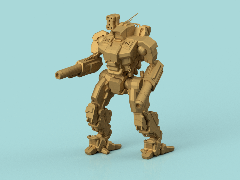 BKX-7X "Battle Axe" - Alternate Battletech Mechwarrior Miniatures ...
