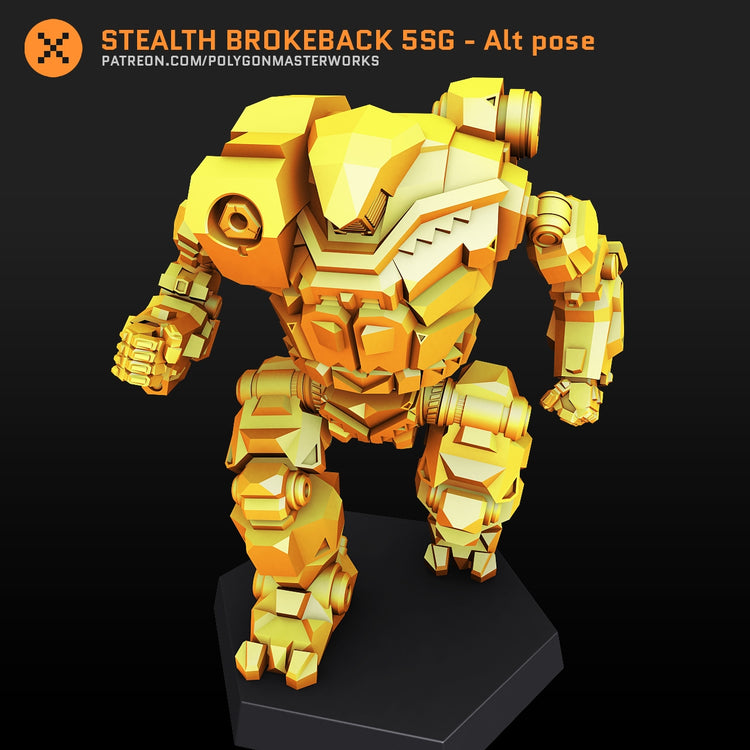 Stealth Brokeback 5SG Alt 1 (By PMW) Alternate Battletech Mechwarrior ...