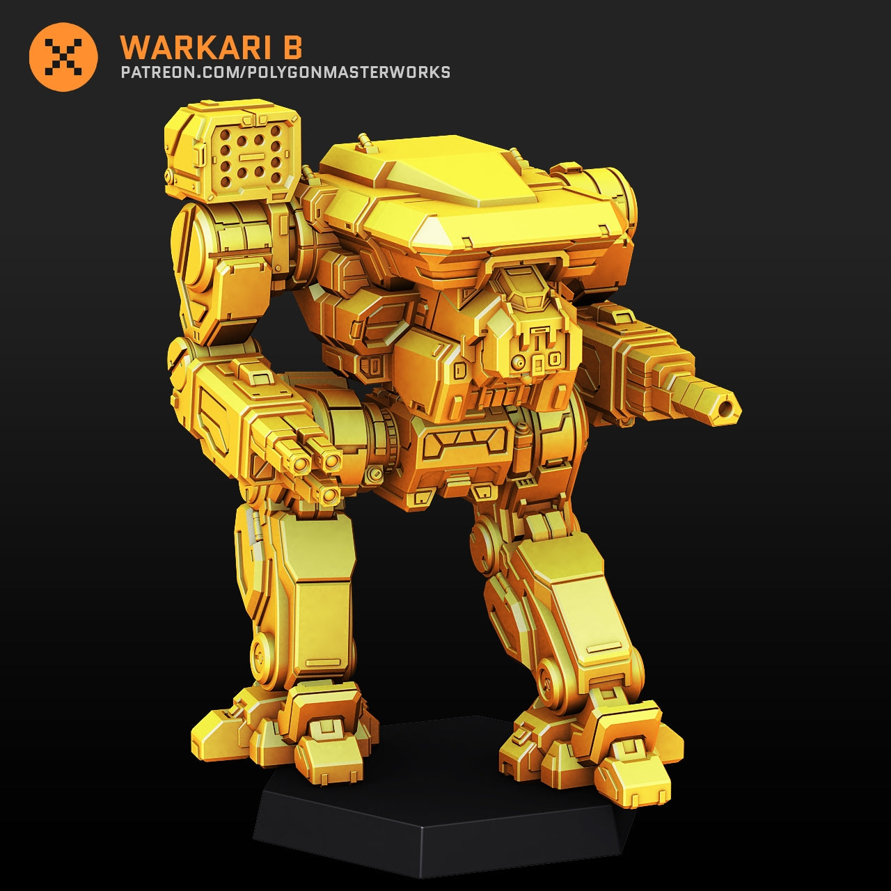 Wakari B (By PMW) Alternate Battletech Mechwarrior Miniatures – Stickurama
