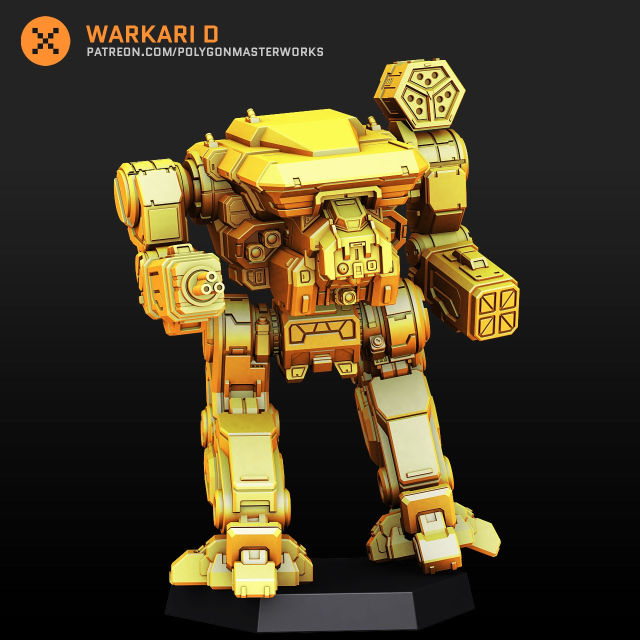 Wakari D (By PMW) Alternate Battletech Mechwarrior Miniatures – Stickurama
